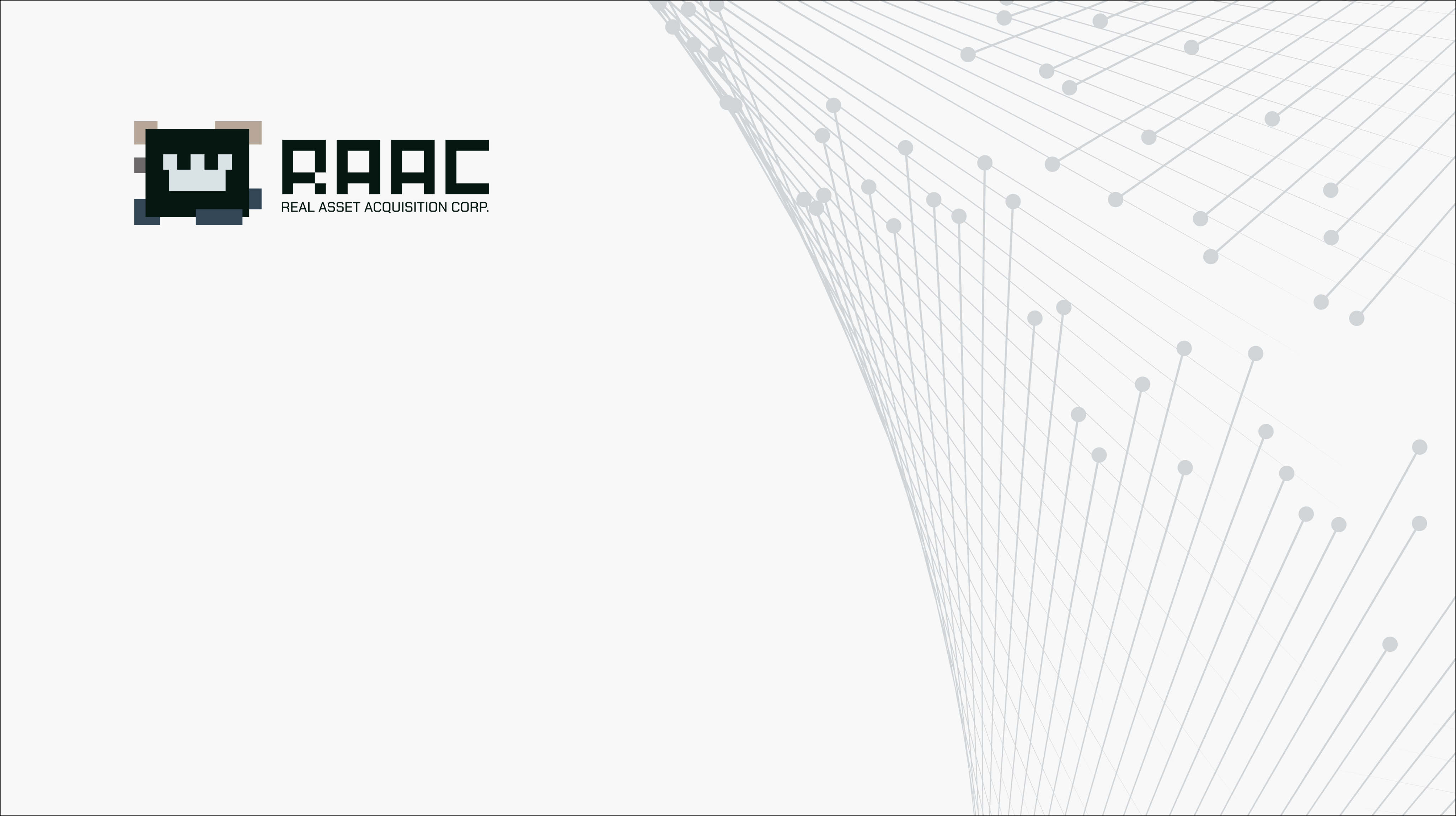 RAAC - Real Asset Acquisition Corp